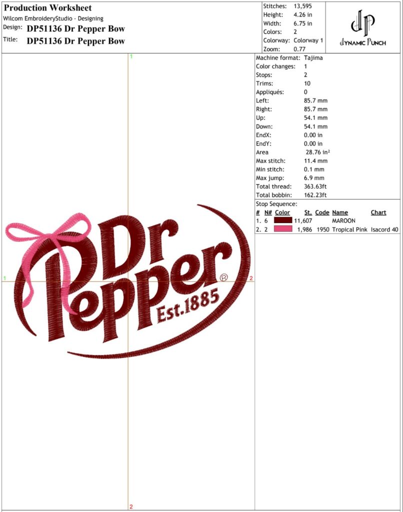 Dr Pepper Bow Valentine - Dynamic Punch